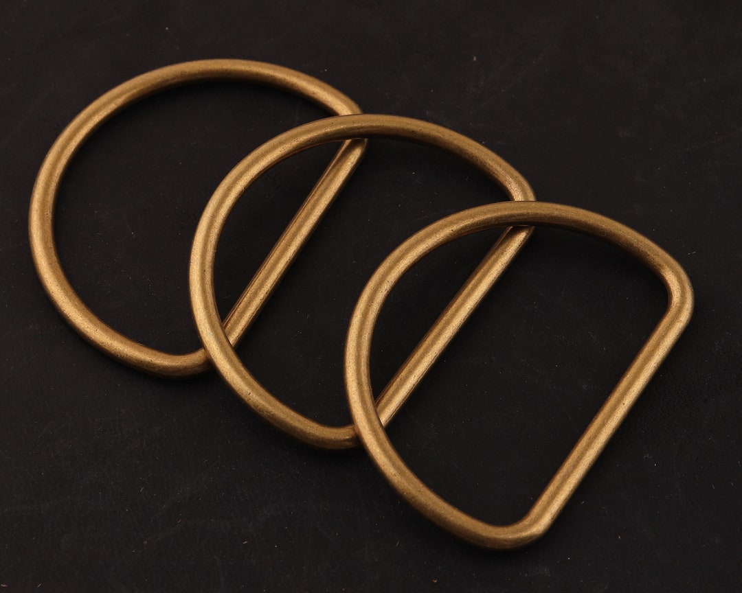 40mm Bronze D Ring Buckles Loop-metal D Rings Belt Buckles,jump Ring ...