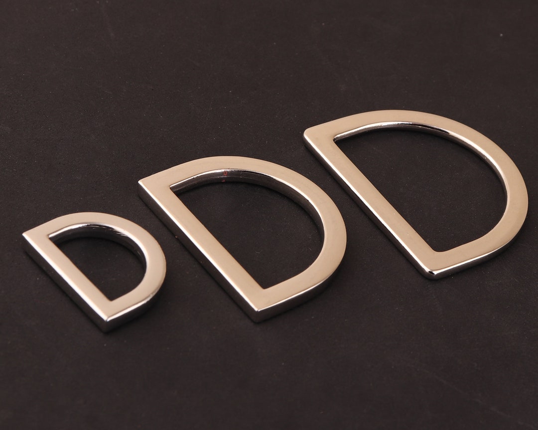 15mm,25mm,30mm D-shaped Metal Buckles-silver Half D-ring Rings,d Buckle ...