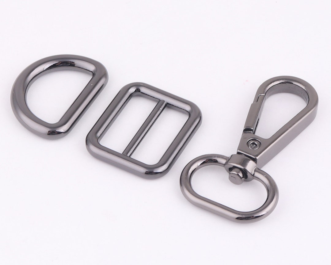 3/4"(20mm)gunmetal Swivel Clasp Purse Ring Strap Adjuster Swivel Hook ...