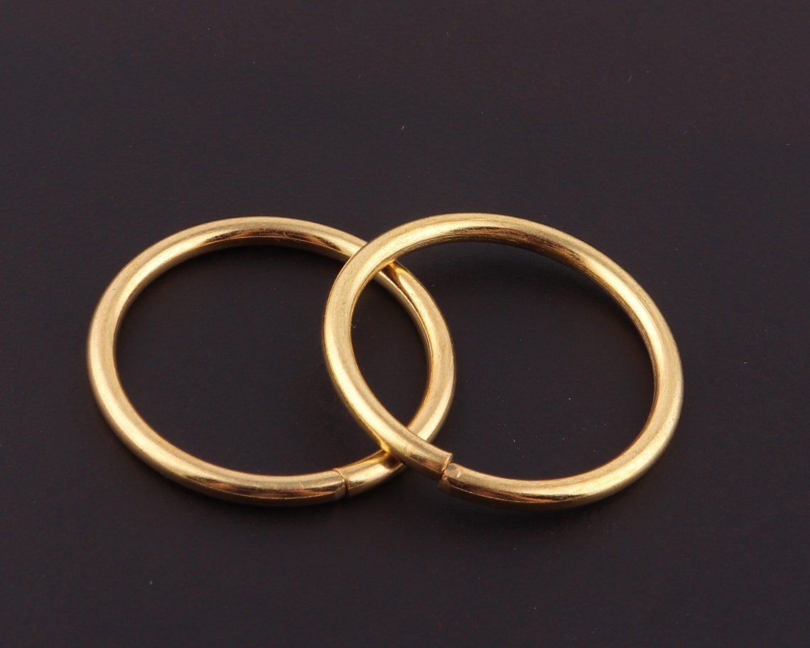 Gold Metal O Ring Strap Connection Ring Round Ring Circle Ring - Etsy