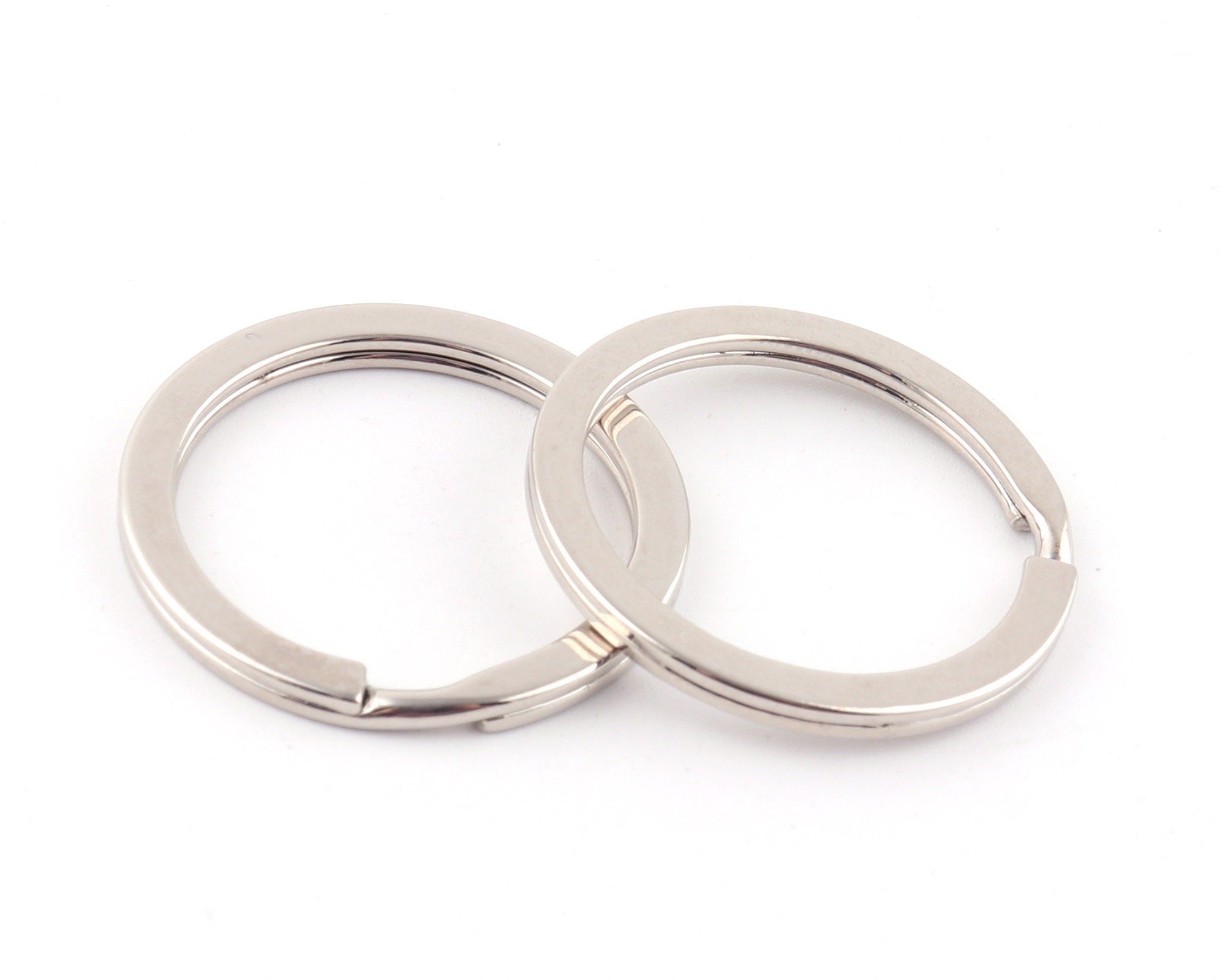125 Mmround Flat Split Rings Key Rings - Etsy