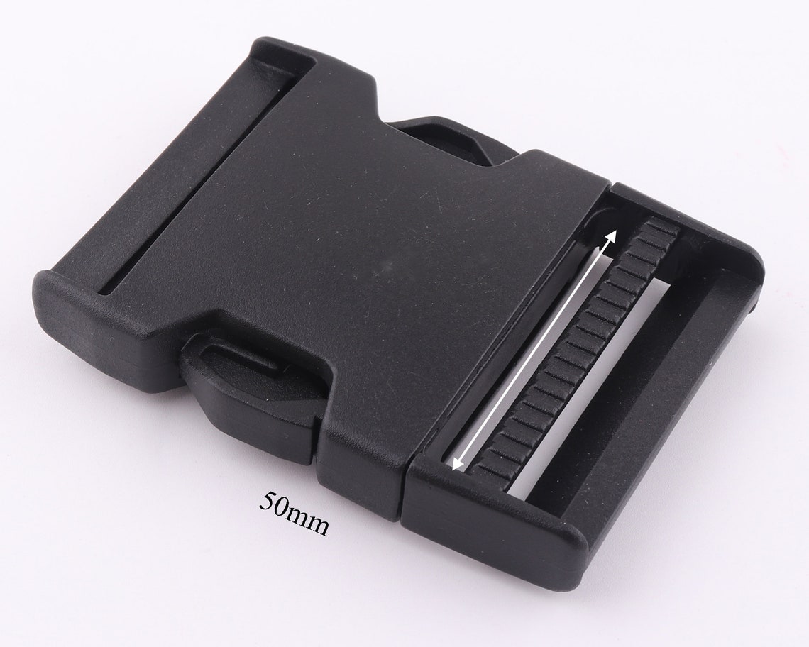 2 Inch Black Plastic Buckles With Side Releasestealth Warrior | Etsy