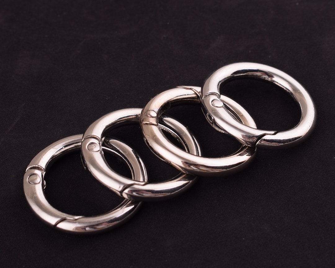 17 Mm Small O Ring Spring Gate Ring Metal O Rings Spring Ring Clasp ...