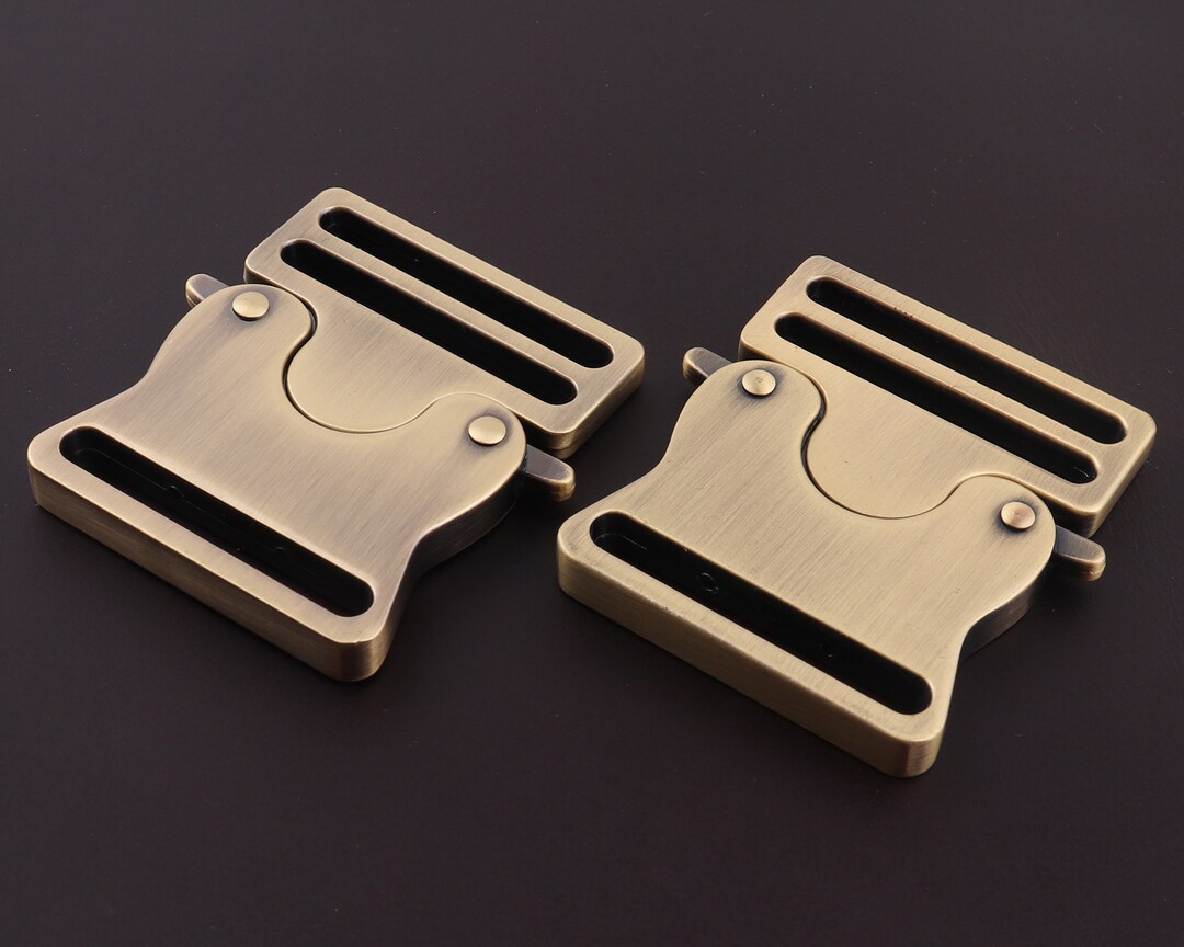 Bronze Metal Quick Side Slide Release Buckle,38 Mm Backpack Shackle ...