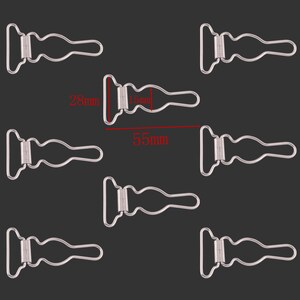 28mm Silver Metal Dungaree Adjuster Buckles Fasteners of Braces Handbag ...