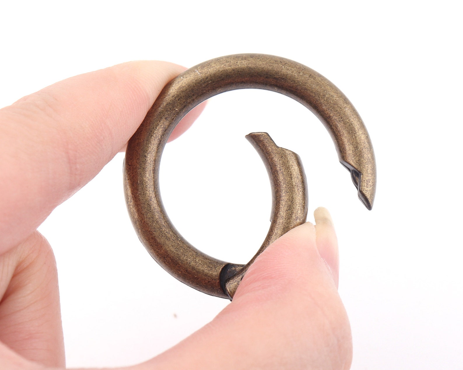 1"(25mm)spring Gate Ring Thick Spring Ring Push Gate Snap Hook Purse O ...
