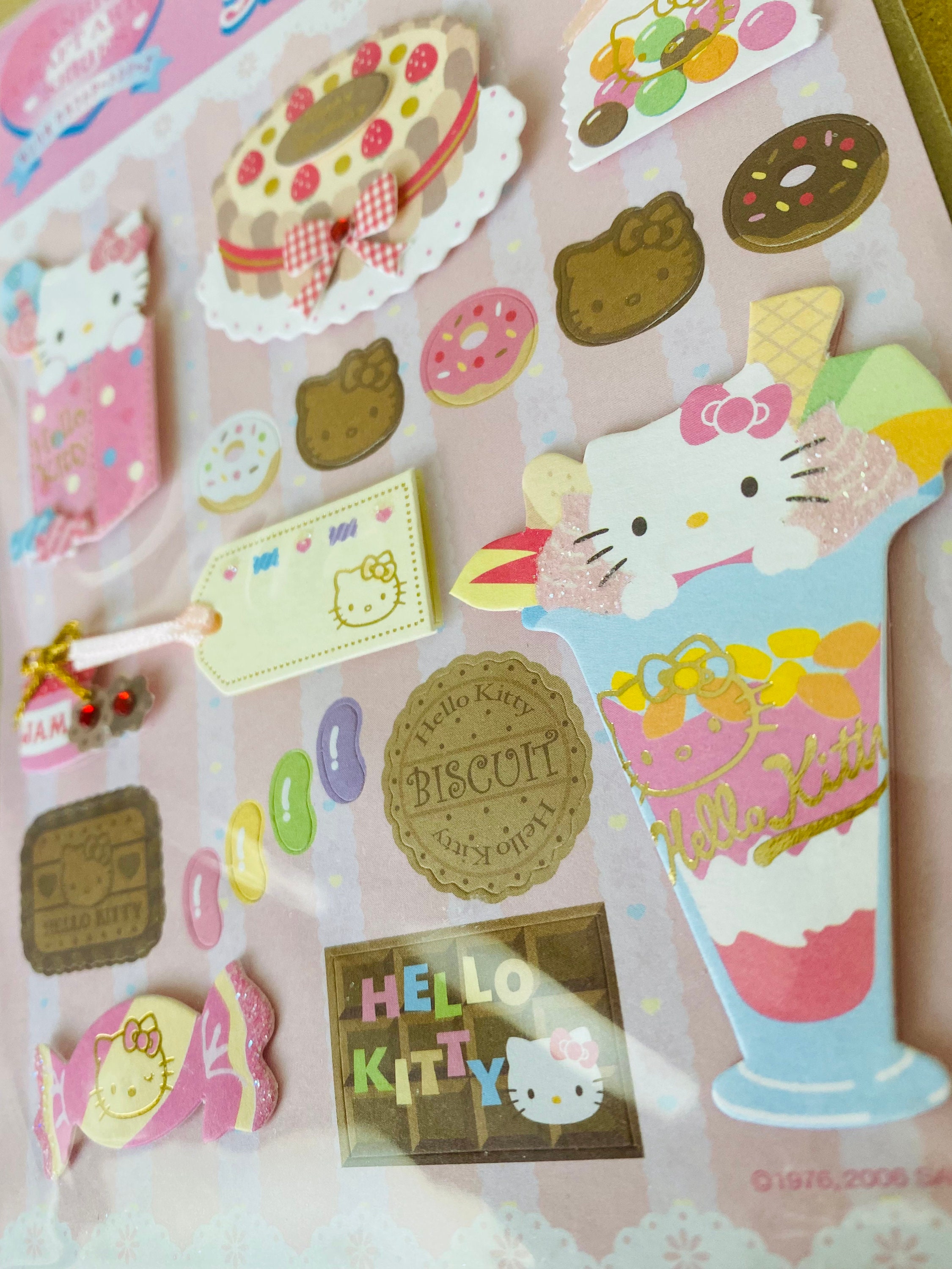 Sanrio Hello Kitty 3D Stickers Craft Art Series Birthday Baby - Etsy Canada