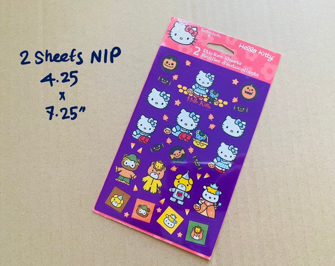 Sanrio Hello Kitty Wizard of Oz Stickers New in Pack NIP Halloween ...