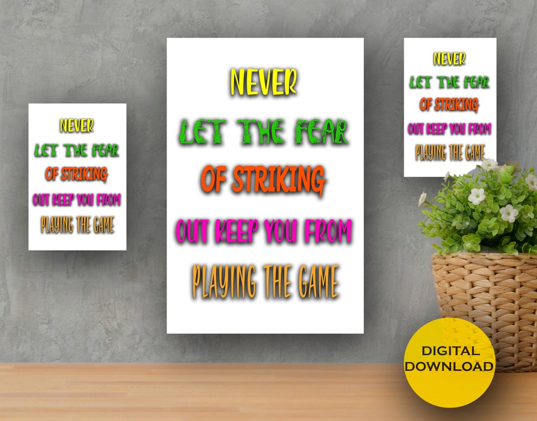 Quotes for Classroom, Digital Poster Prints. INSTANT DOWNLOAD 8x10 and ...