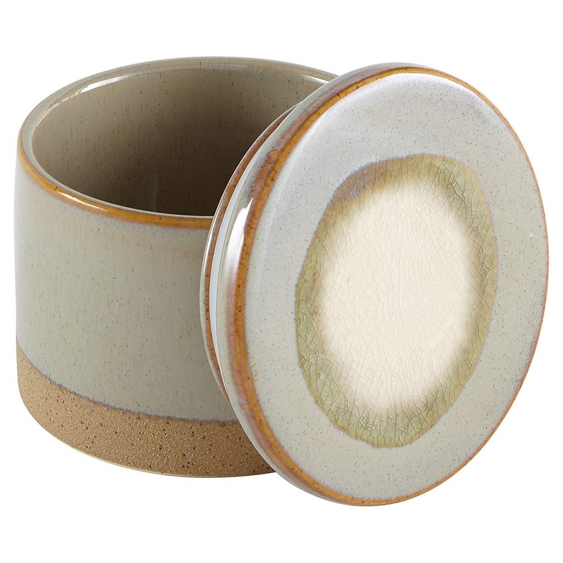 Organic-shape Stoneware Round Box, 3.75"h, Sage for Keys or Jewelary - Etsy