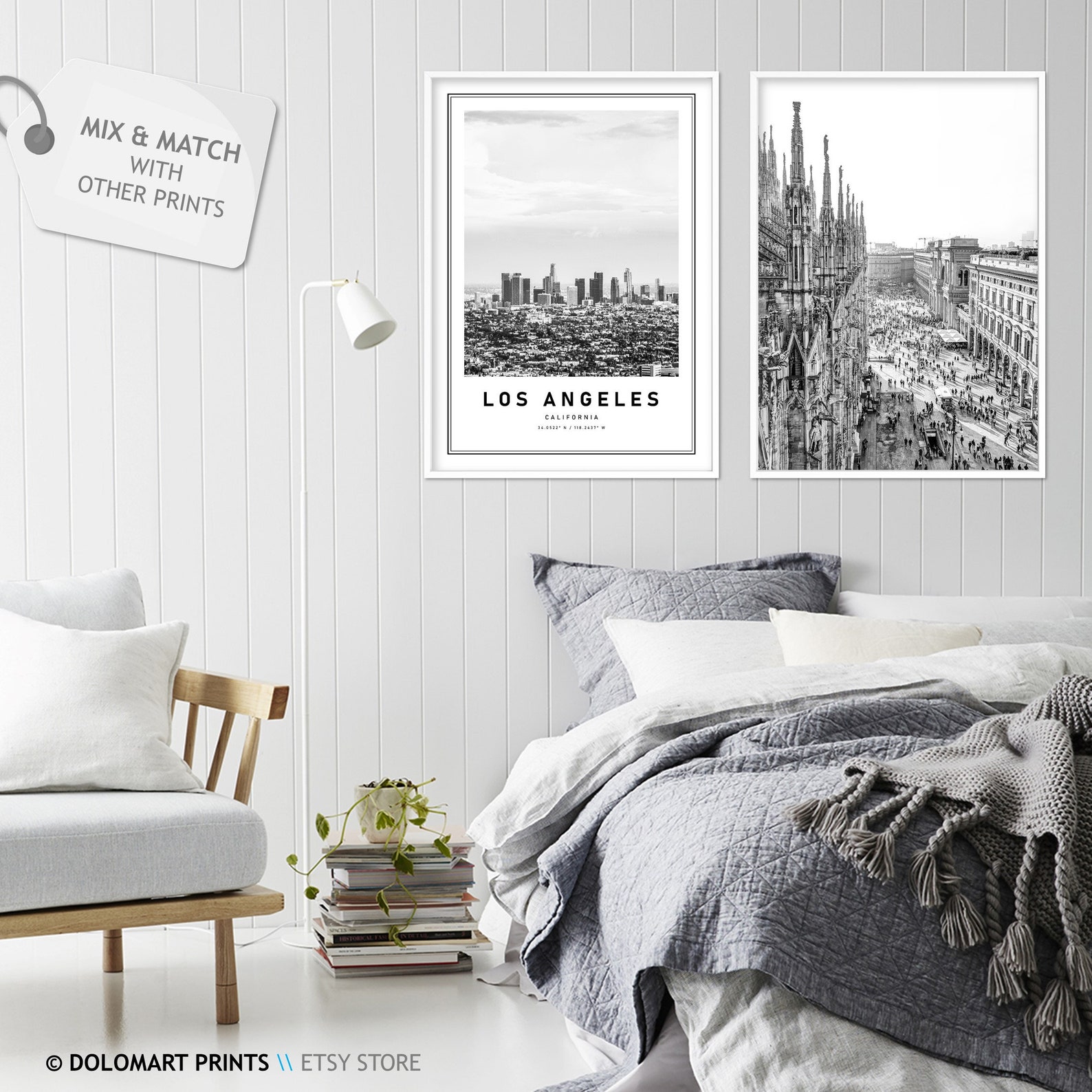 Los Angeles Print LA Poster Printable Wall Art Decor | Etsy