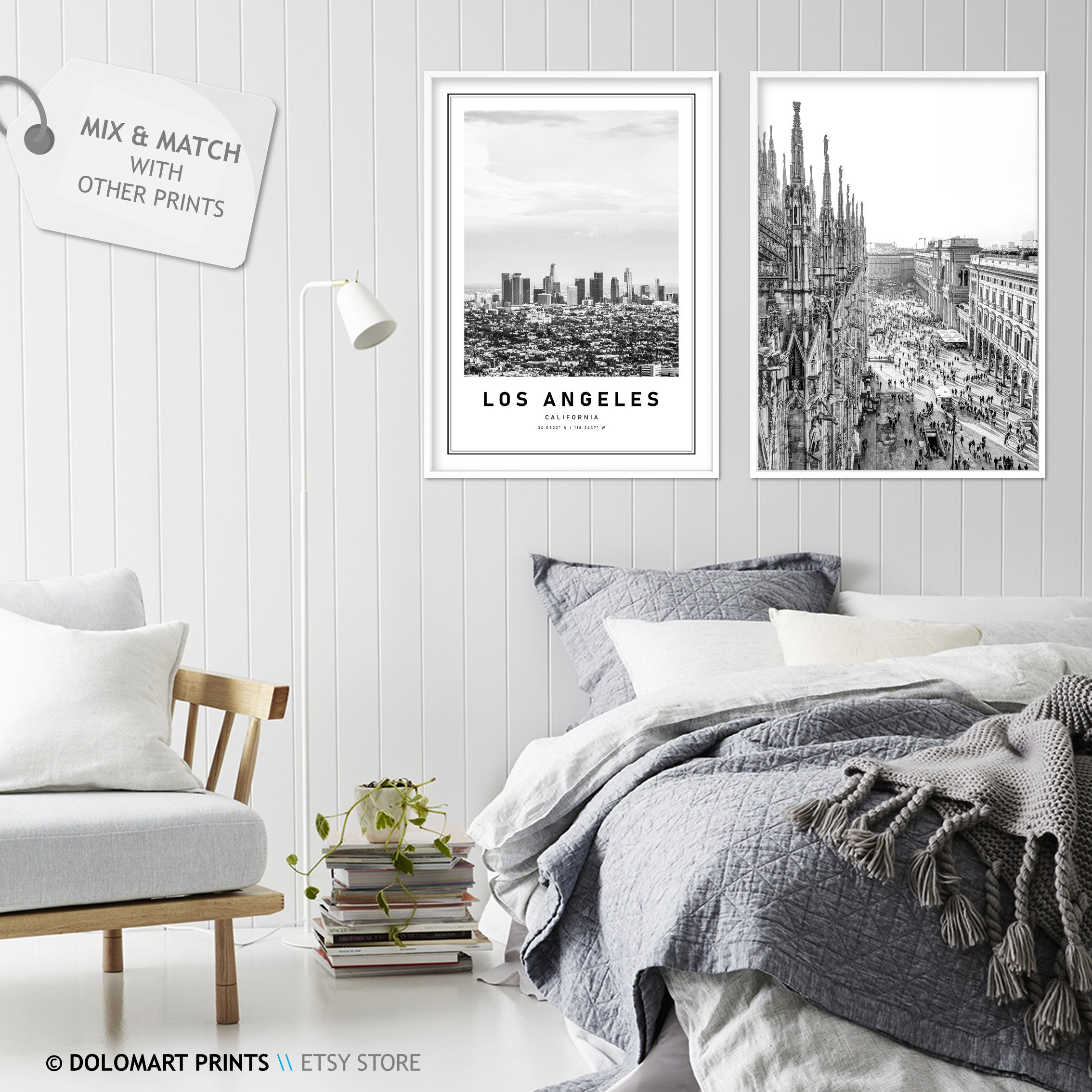 Los Angeles Print LA Poster Printable Wall Art Decor | Etsy