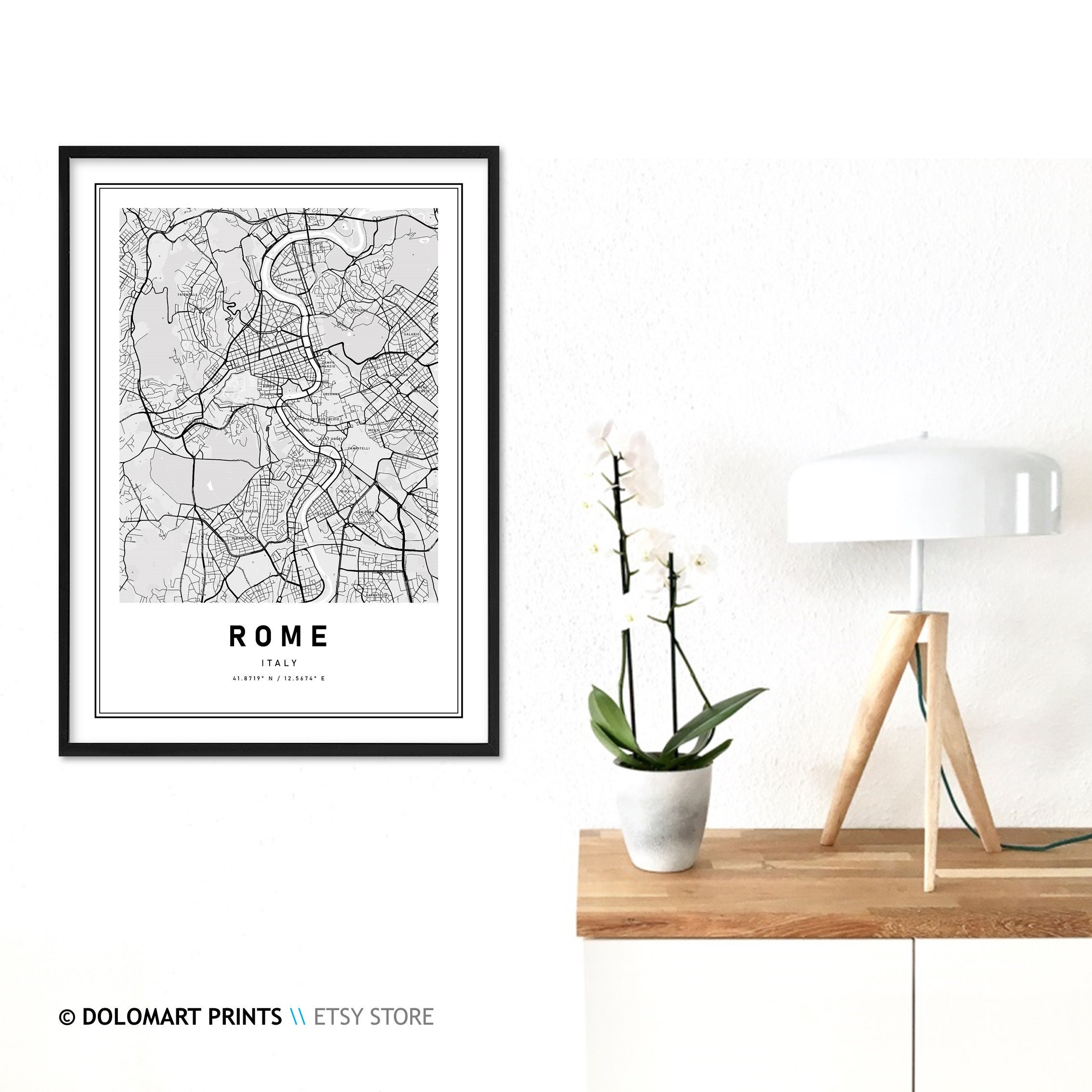 Rome Italy Printable Maps, Map of Rome, High Resolution Printable Map ...