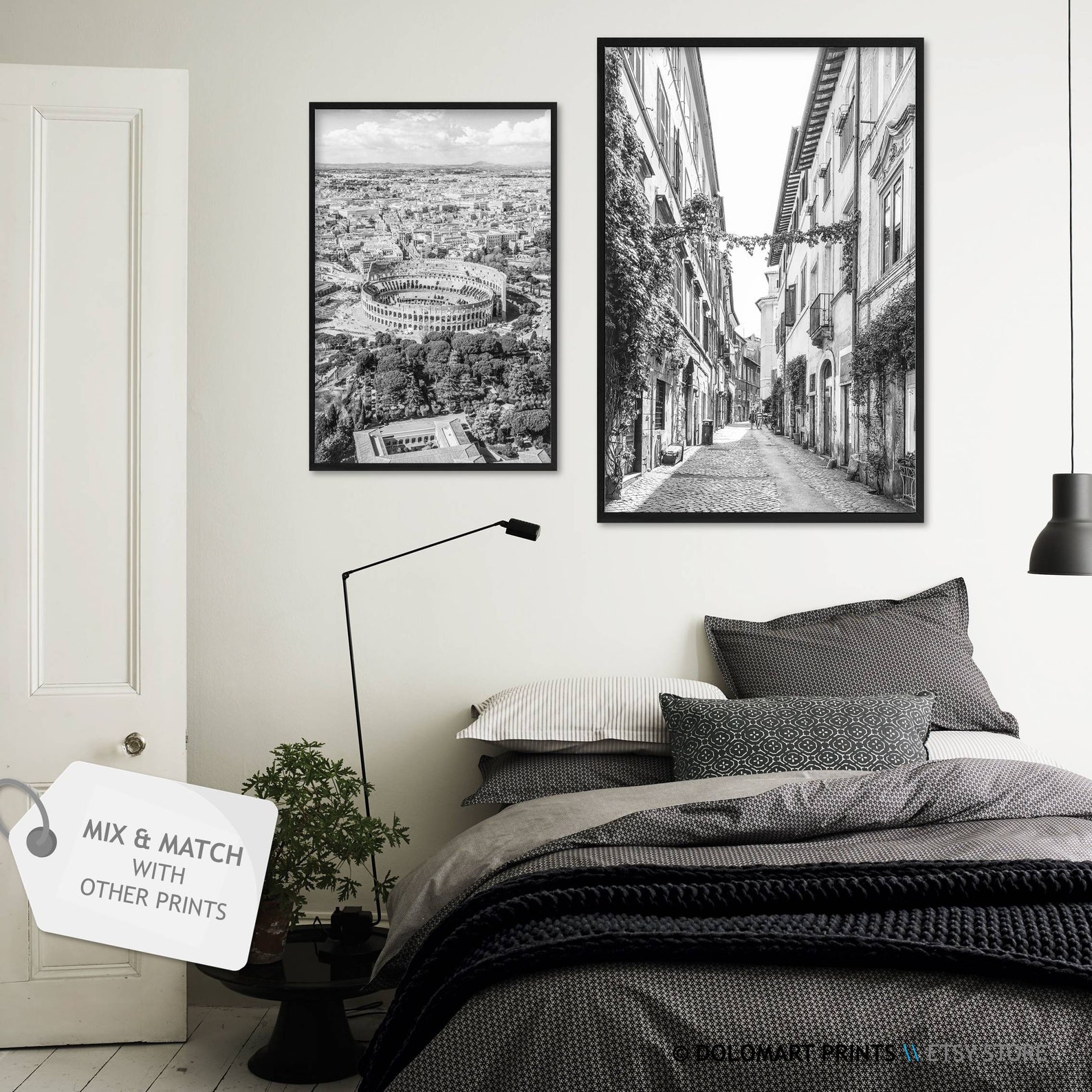 Rome Architecture Print Rome Wall Art Italy Travel Poster | Etsy