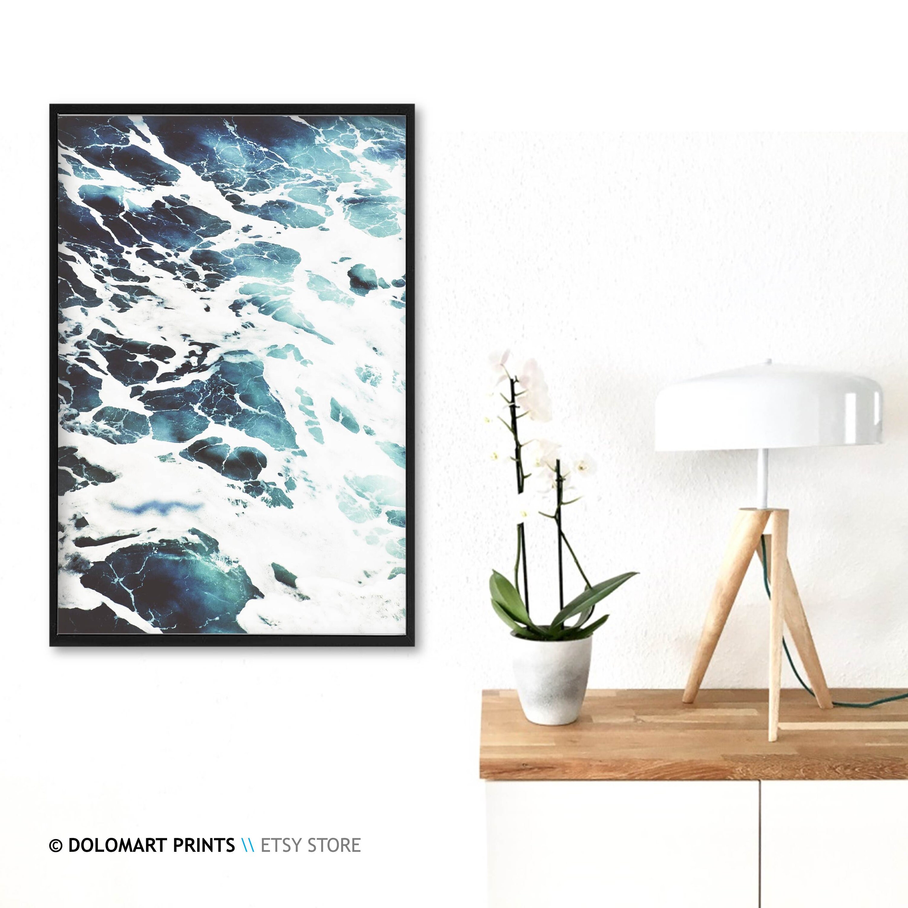 Modern Beach Wall Art Coastal Wall Decor Scandinavian Art - Etsy