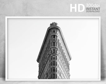 Flatiron Building Art, Unique Architecture Print, New York City Wall ...