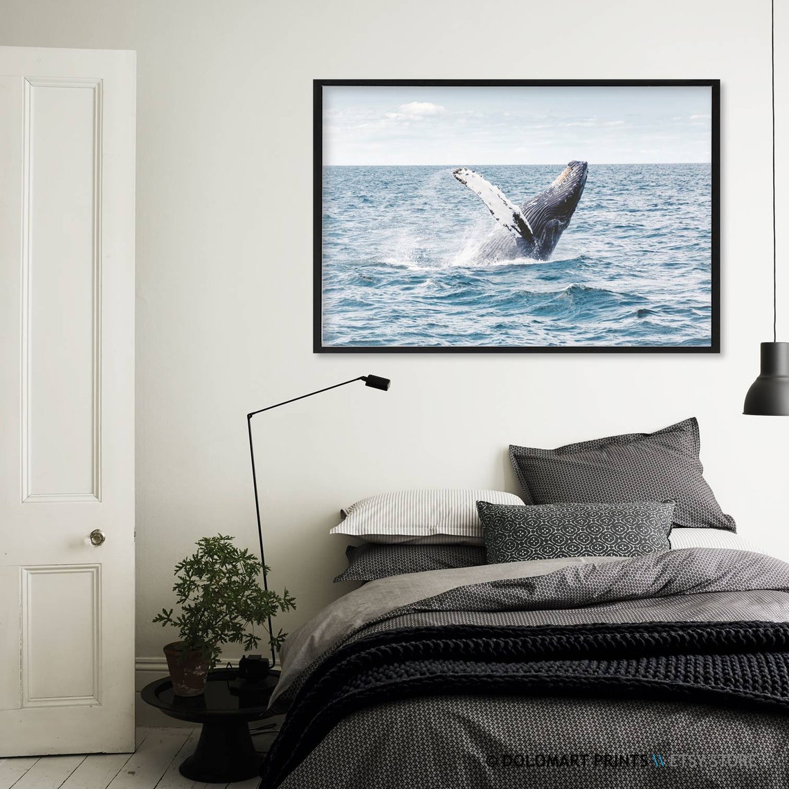 Whale Printable Wall Art Whale Print Beach House Poster - Etsy
