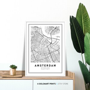 Amsterdam Printable Maps, Map of Amsterdam, High Resolution Printable ...