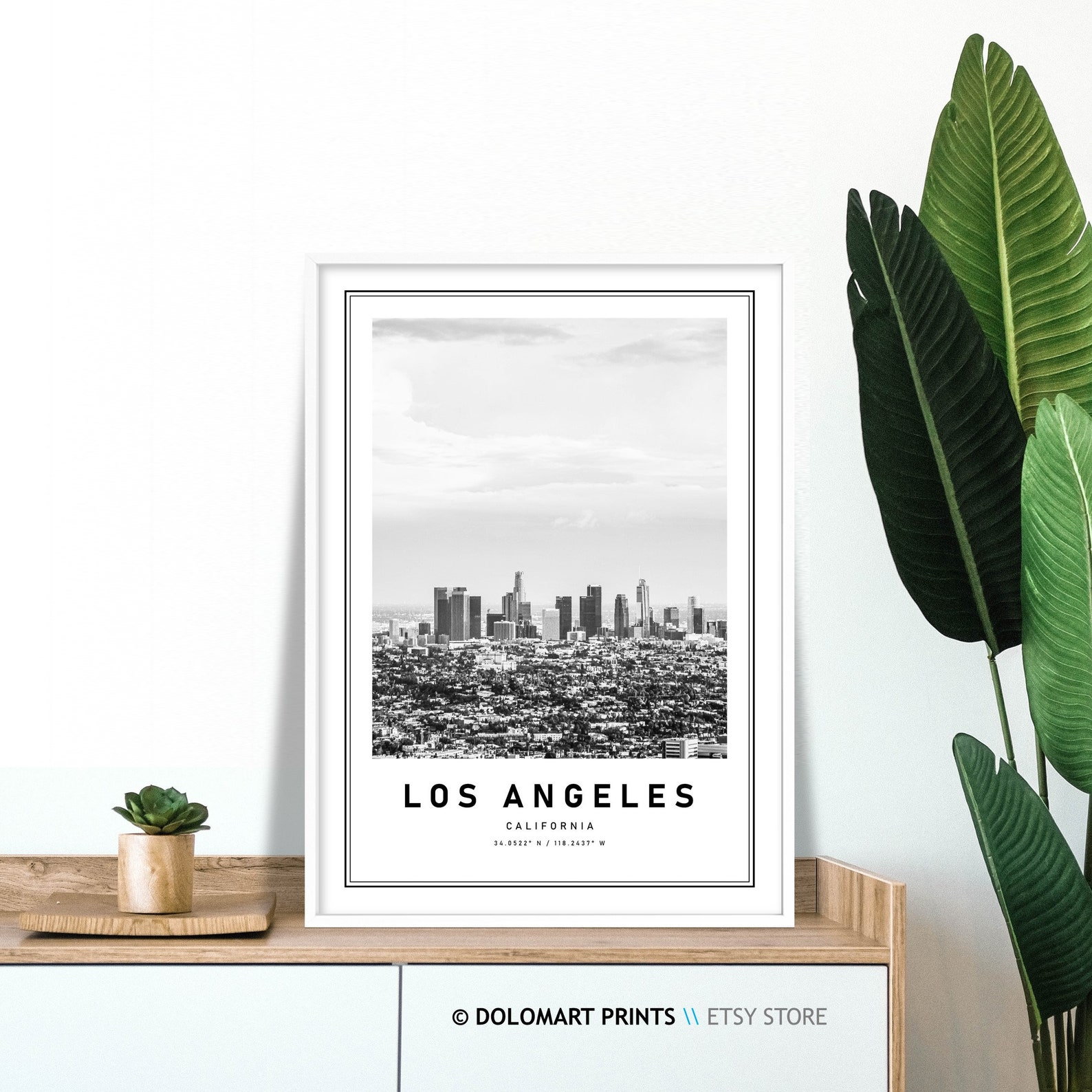 Los Angeles Print LA Poster Printable Wall Art Decor | Etsy