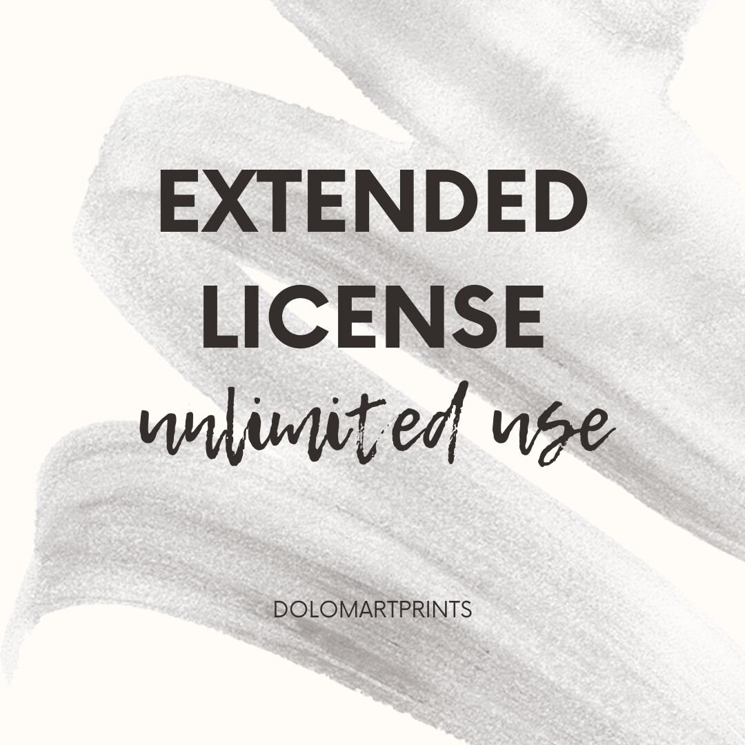 Extended License - Etsy