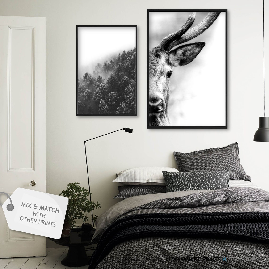 Deer Wall Art, Deer Print, Wilderness Photography, Animal Poster ...