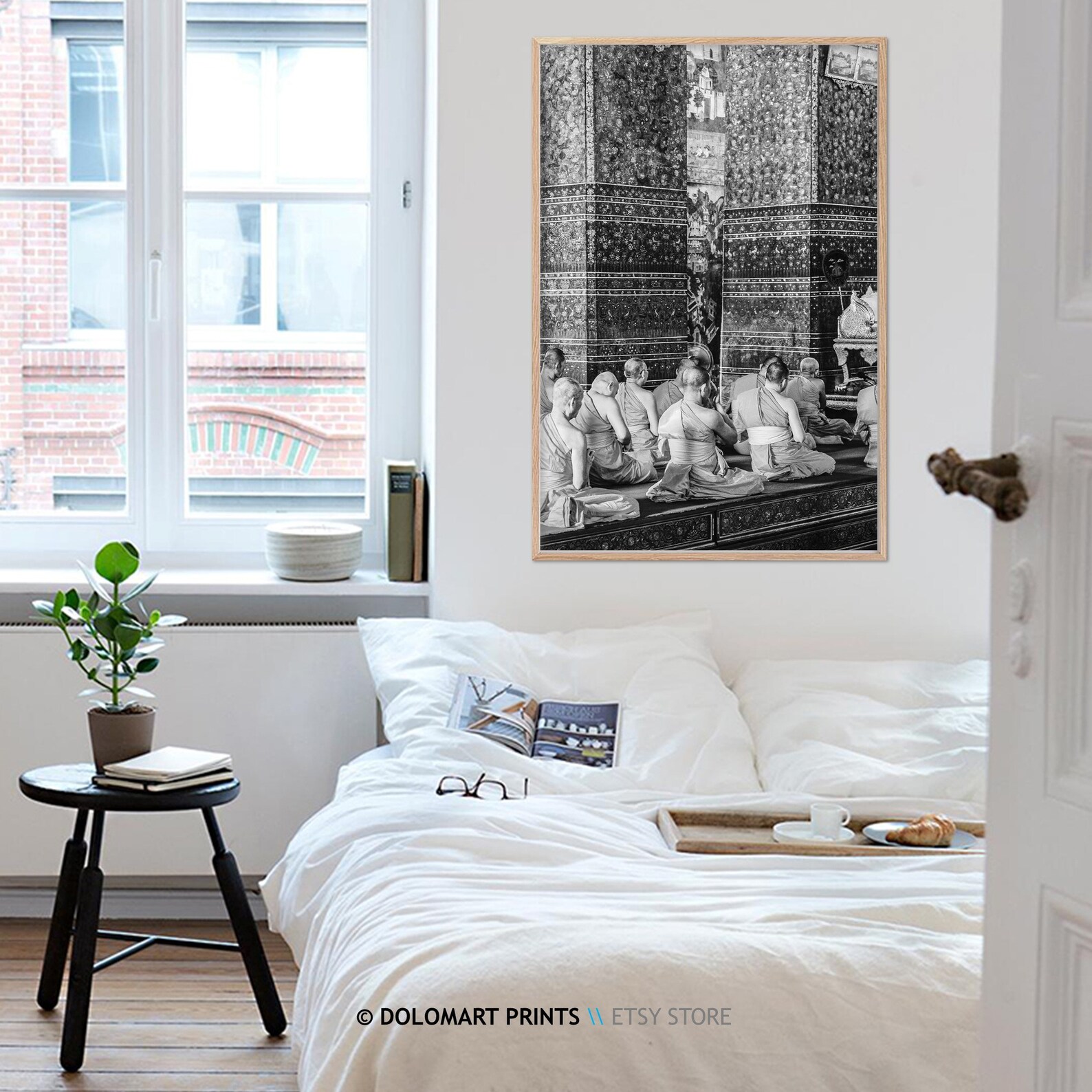 Bangkok Architecture Prints Gallery, Boho Asia Wall Art Decor, Buddhist ...