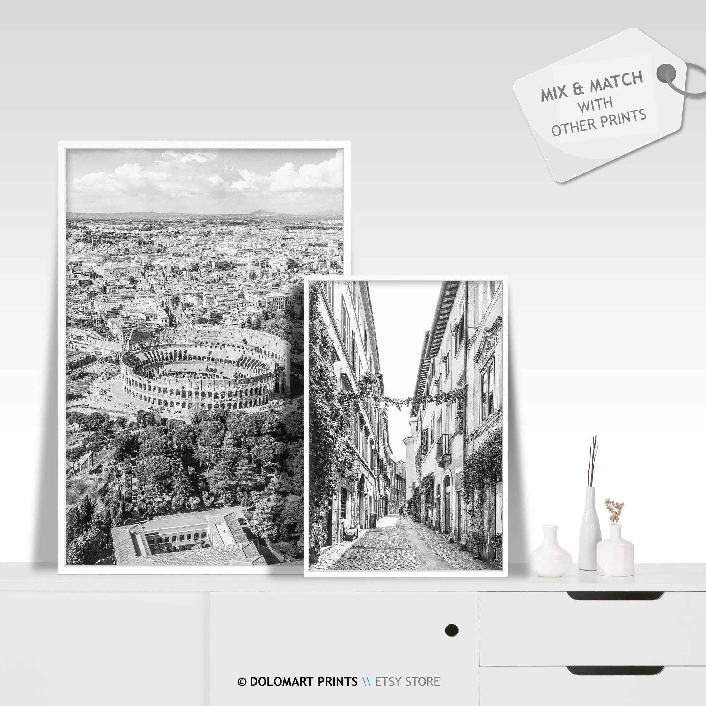 Rome Colosseum Print Italy Art Print Rome Italy Travel | Etsy