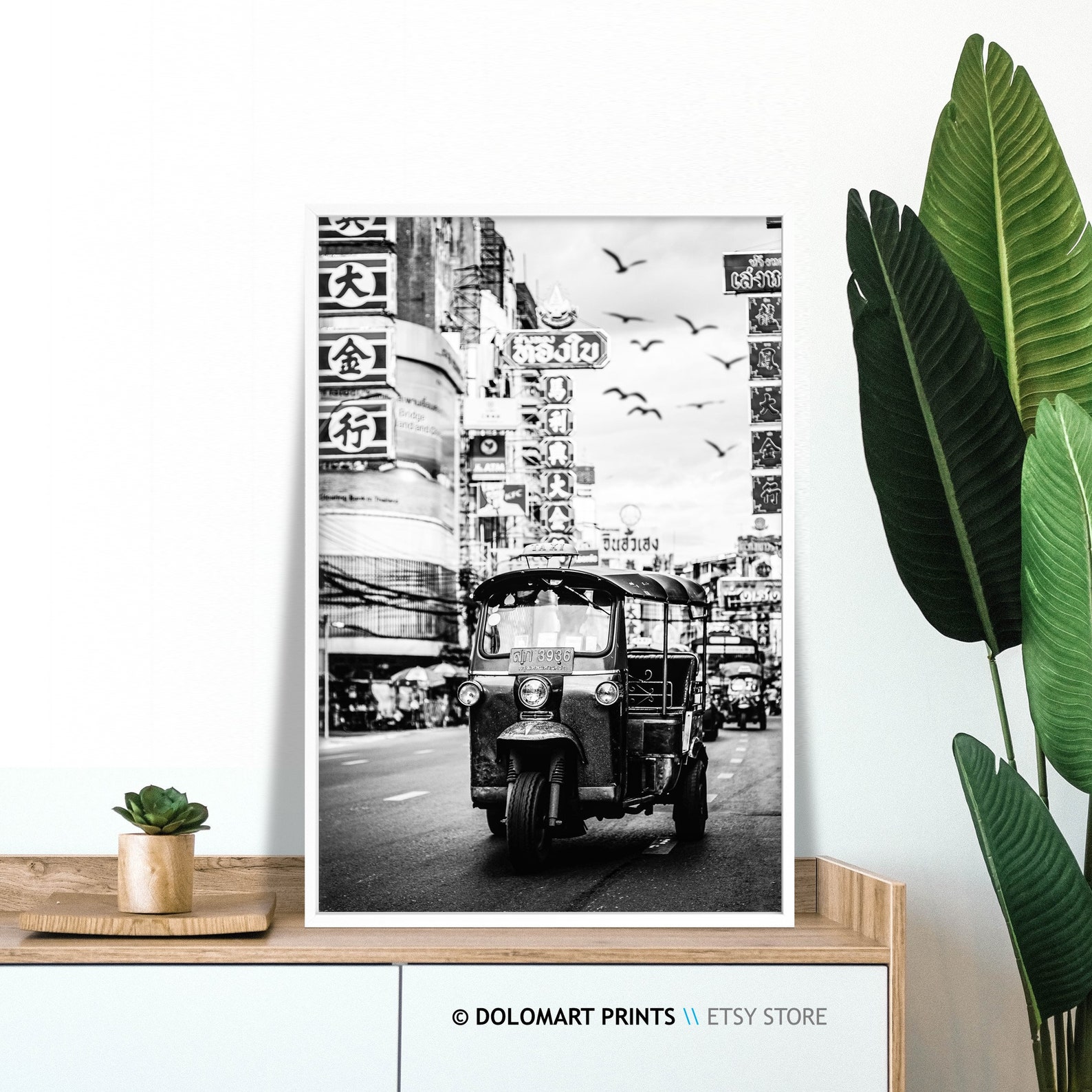 Bangkok Architecture Prints Gallery, Boho Asia Wall Art Decor, Buddhist ...