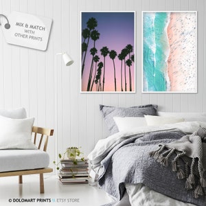 Turquoise Beach Print, Aerial Drone Beach Prints, Beach House Wall ...