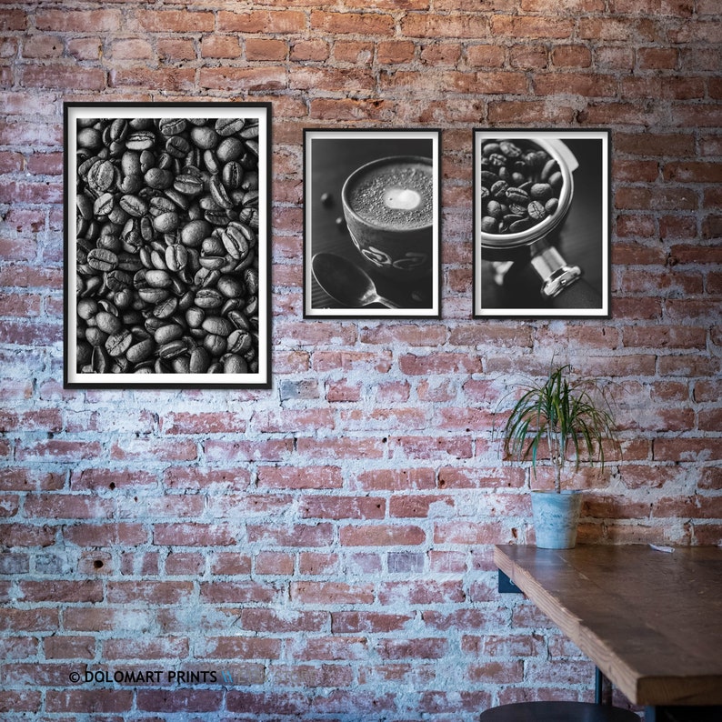 Coffee Wall Art Kitchen Wall Decor Coffe Shop Decor Coffee | Etsy