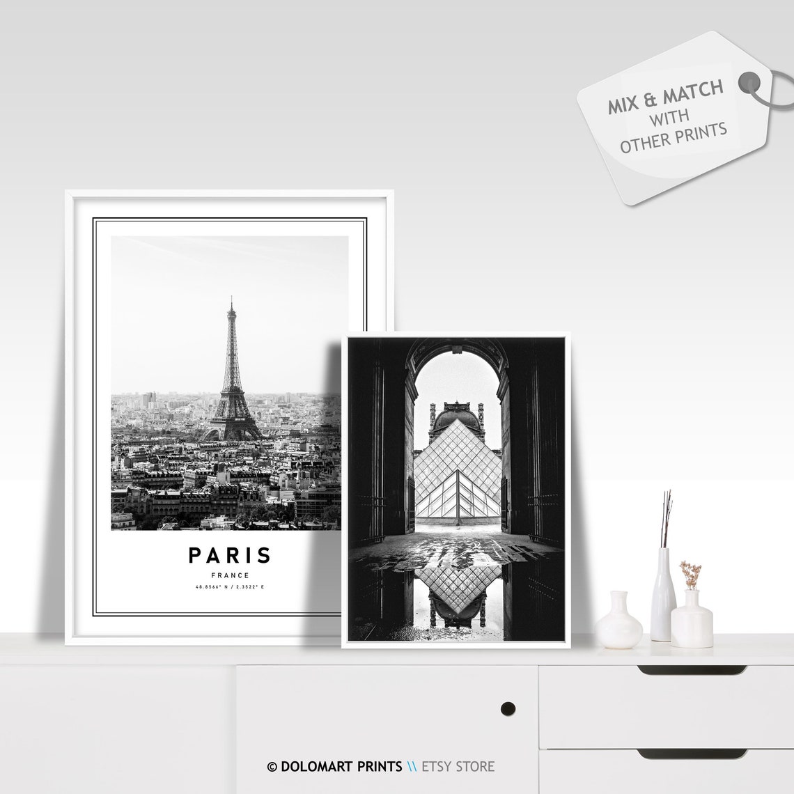 Paris France Travel Print Paris Poster Unique Wallart | Etsy