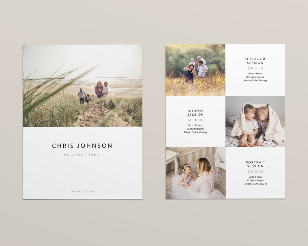 Photography Pricing Template - Wedding Photography Pricing Template ...