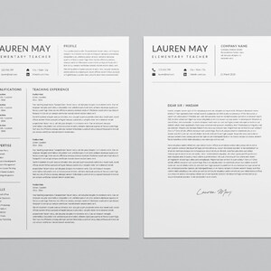 Teacher Resume - Teacher Resume Template - Creative Resume Template ...