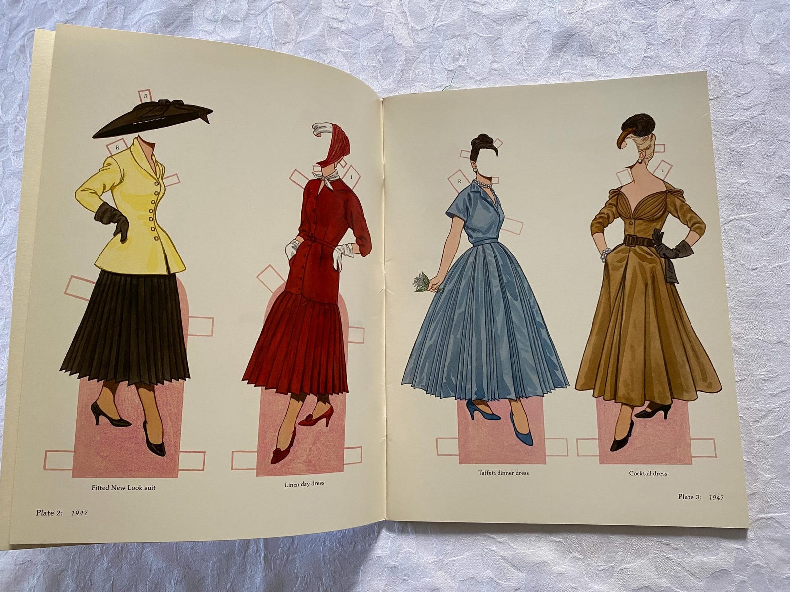 Christian Dior Paper Dolls, UNCUT, by Tom Tierney, Pristine Condition ...