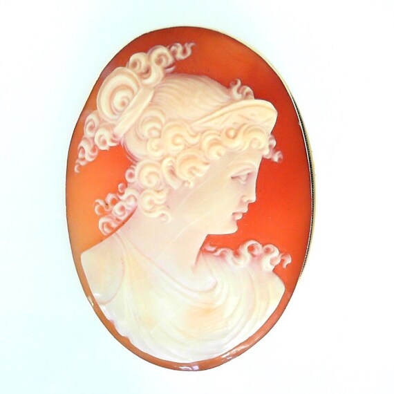 18K SHELL CAMEO - Gem