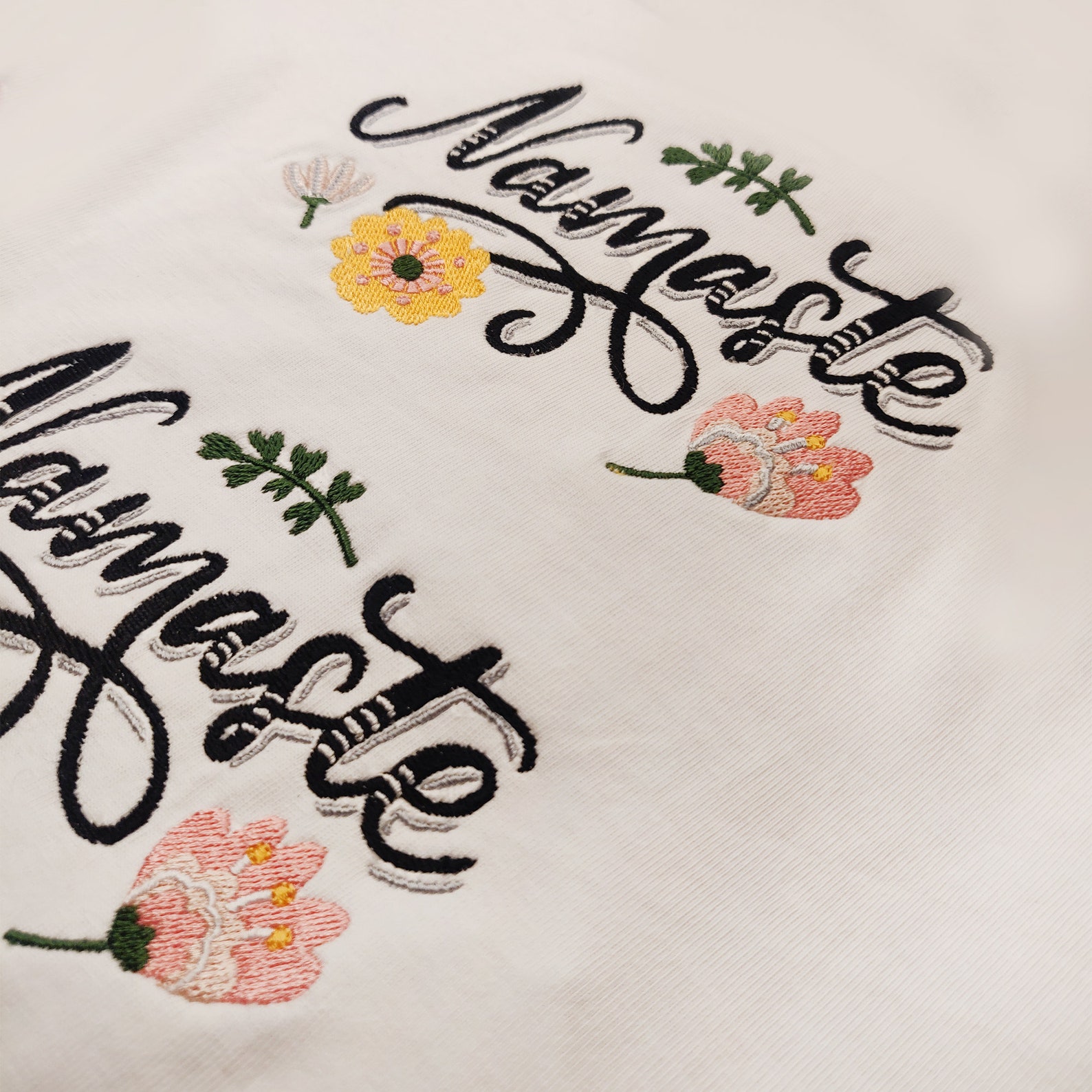 Namaste Floral Embroidery Designs/ Namaste Floral/ Indian Namaste ...