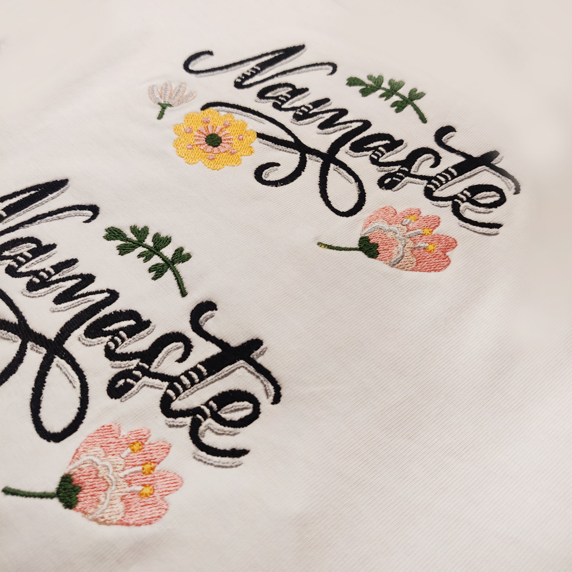 Namaste Floral Embroidery Designs/ Namaste Floral/ Indian Namaste ...