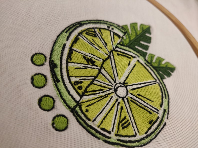 Lime Machine Embroidery Design/ Lemon Embroidery / Lime Designs/ Limes ...