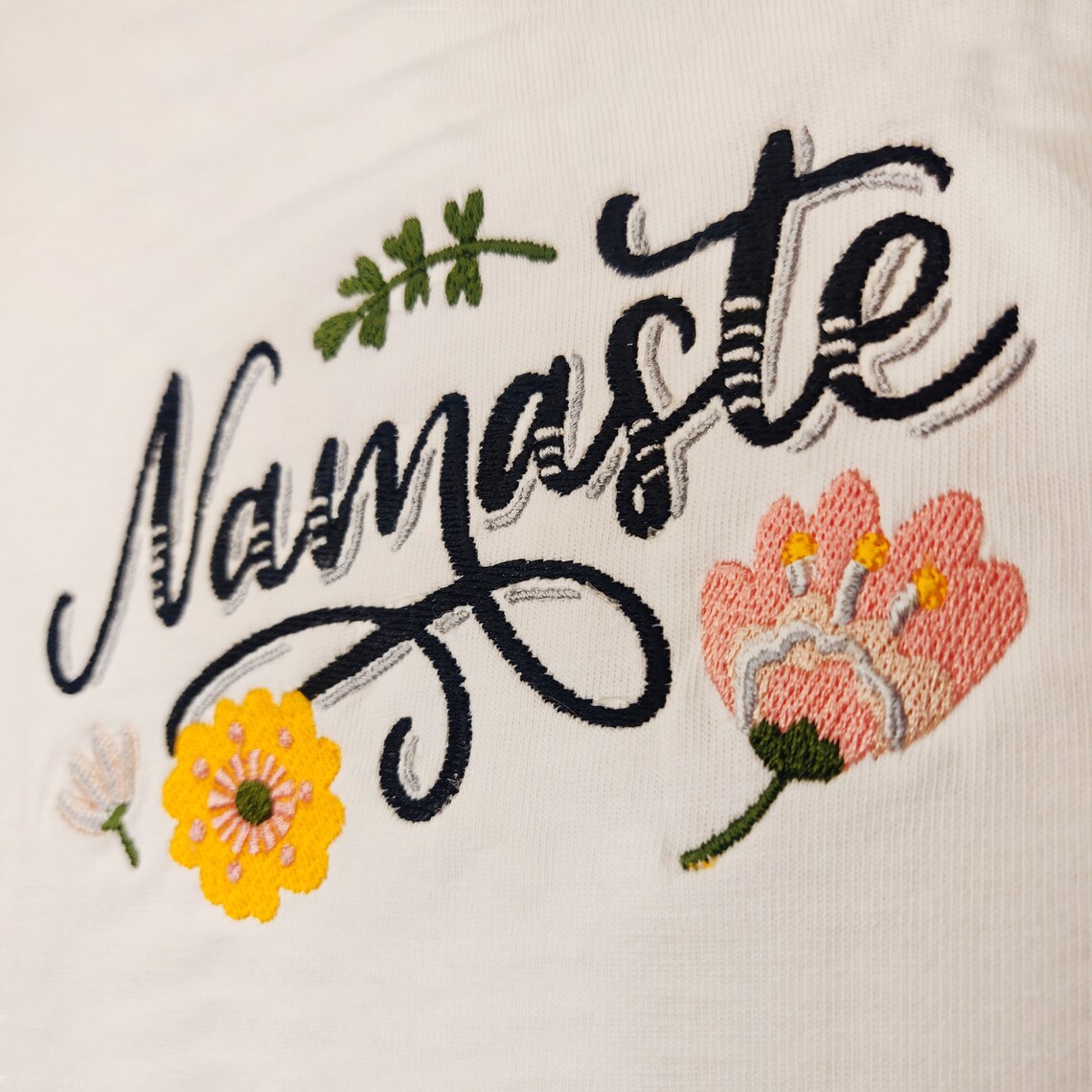Namaste Floral Embroidery Designs/ Namaste Floral/ Indian Namaste ...