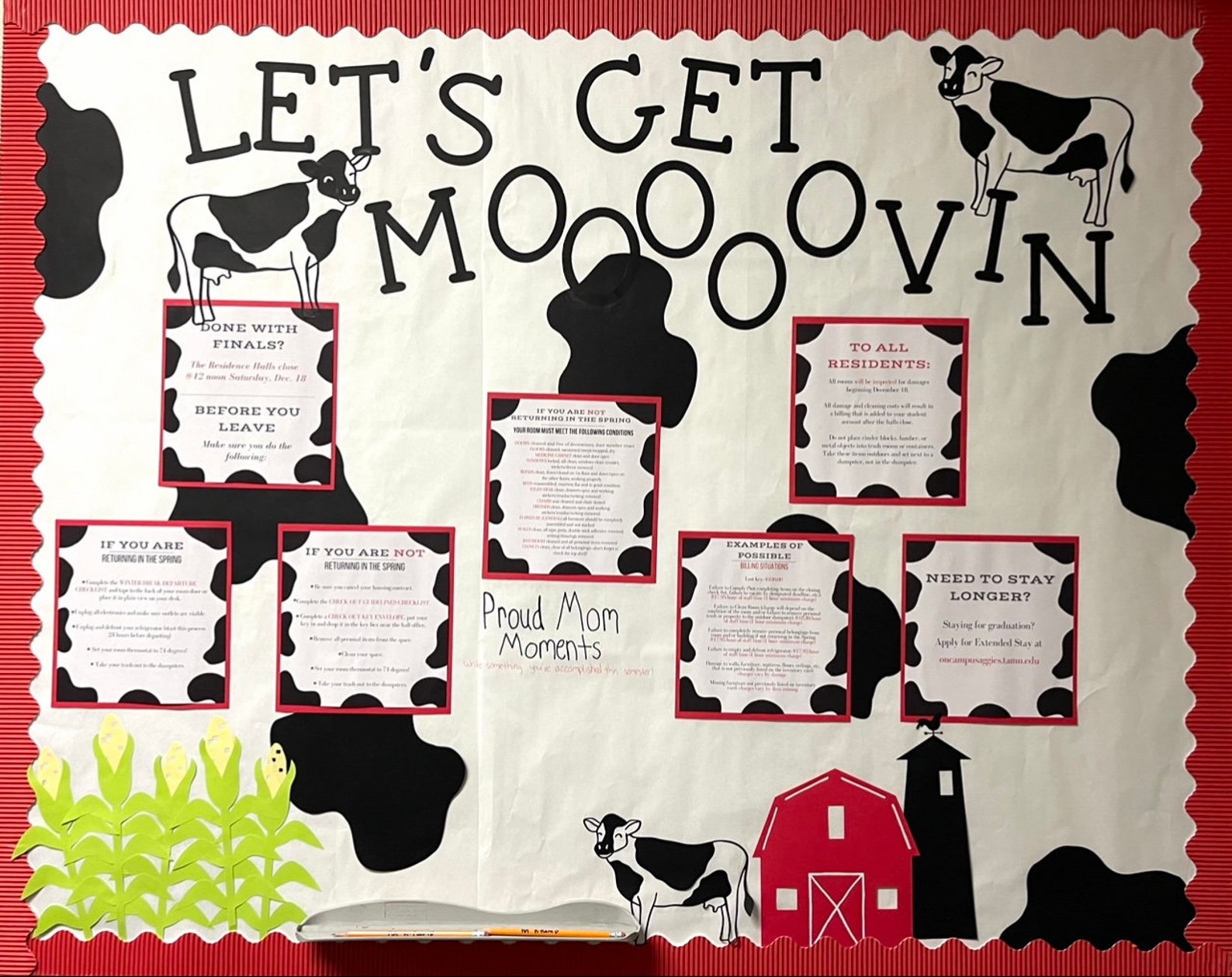 Cow RA Bulletin Board Cricut Template - Etsy Canada