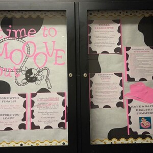 Cow RA Bulletin Board Cricut Template - Etsy