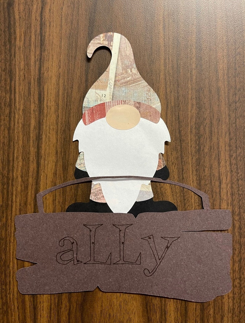 Gnome Door Dec Cricut Template - Etsy