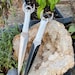 Handcrafted Boline Knife: White Handle Witchcraft Altar Tool - Etsy
