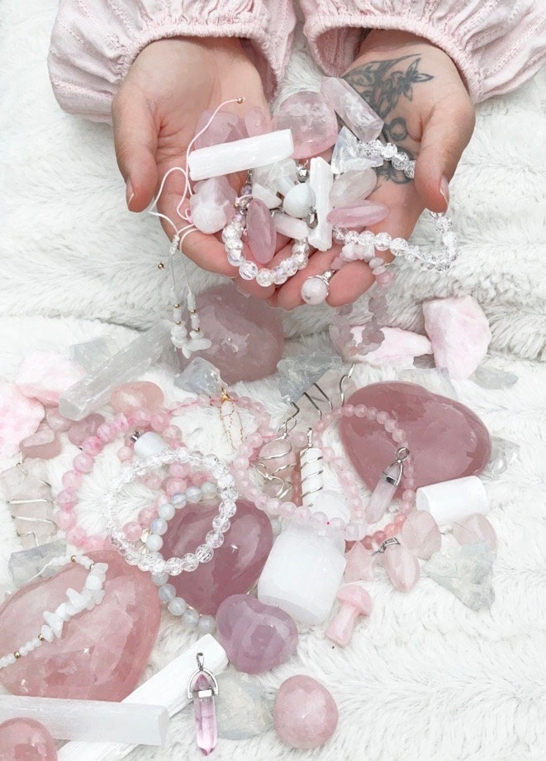 Pink Crystal Confetti, Unique, Beautiful Pink Crystals & Crystal ...