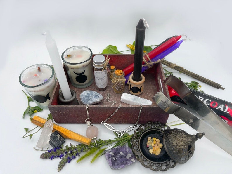 Witchcraft Starter Kit Witchcraft Supplies Beginner Witch - Etsy