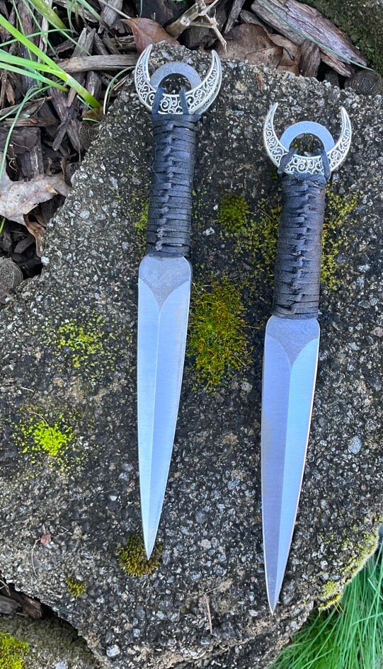 Handcrafted Boline Knife: White Handle Witchcraft Altar Tool - Etsy