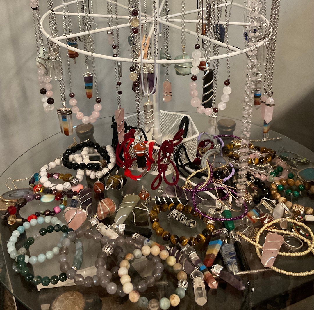 Handmade Jewelry Mystery Box: Crystal, Charm & Bead Assortment - Etsy