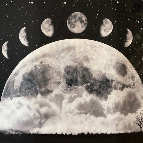 Moon Phase Tapestry - Etsy