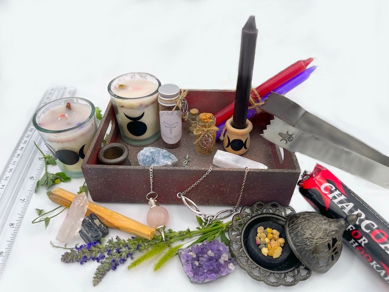 Witchcraft Starter Kit Witchcraft Supplies Beginner Witch - Etsy