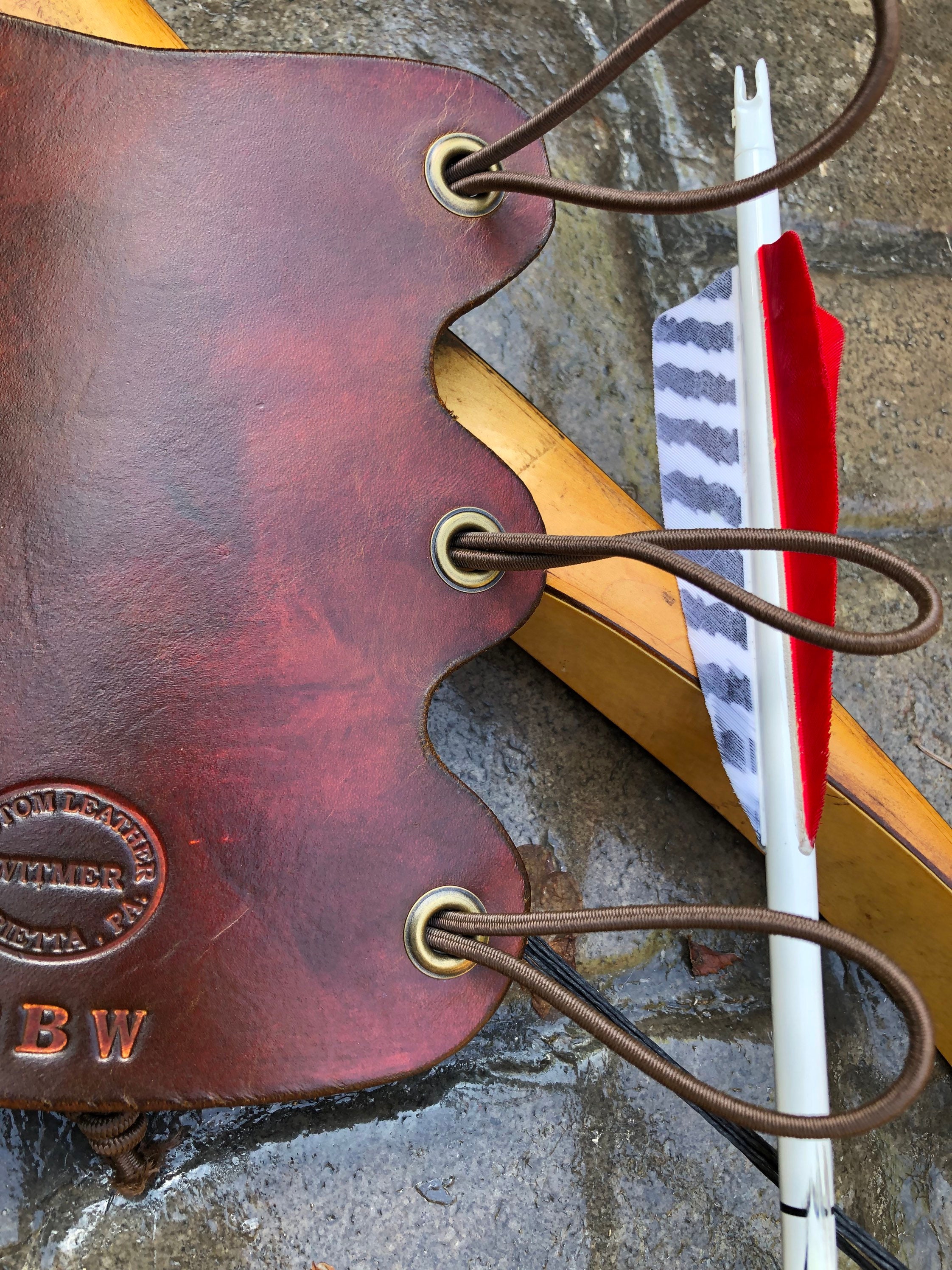 Witmer Custom Leather Traditional Archery Arm Guard | Etsy